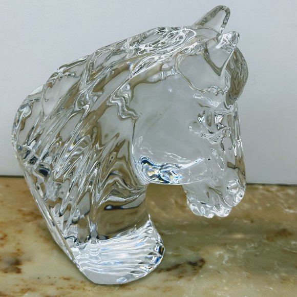 Art | Waterford Crystal Horse Head Paperweight Figurine Sculpture ...